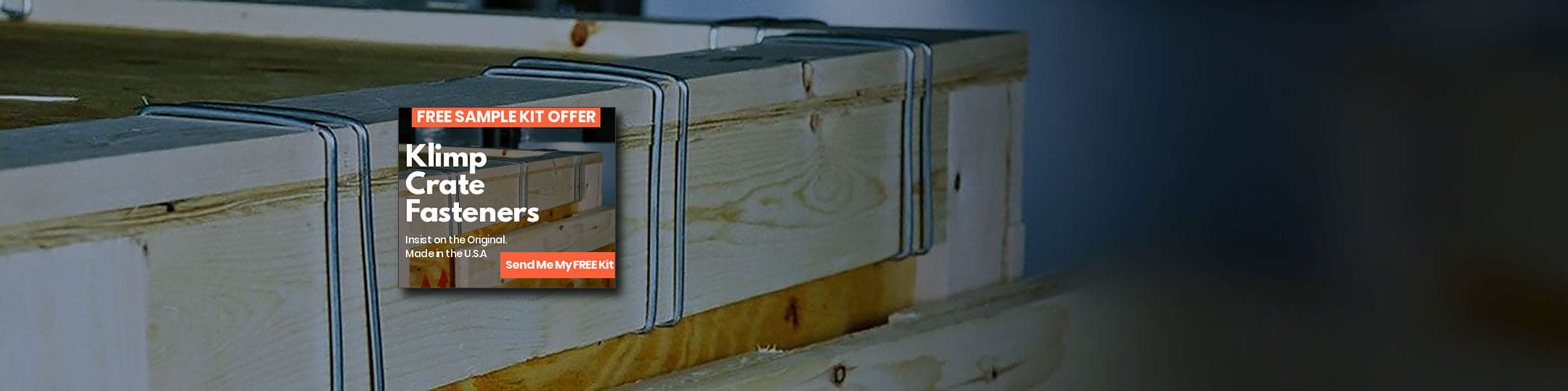 Shipping Crate Clips | Wood Crate Fasteners | Klimp Industries : Klimp ...